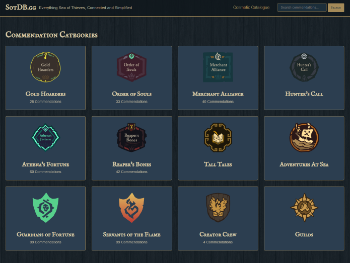 SoTDB.gg - Sea of Thieves Database